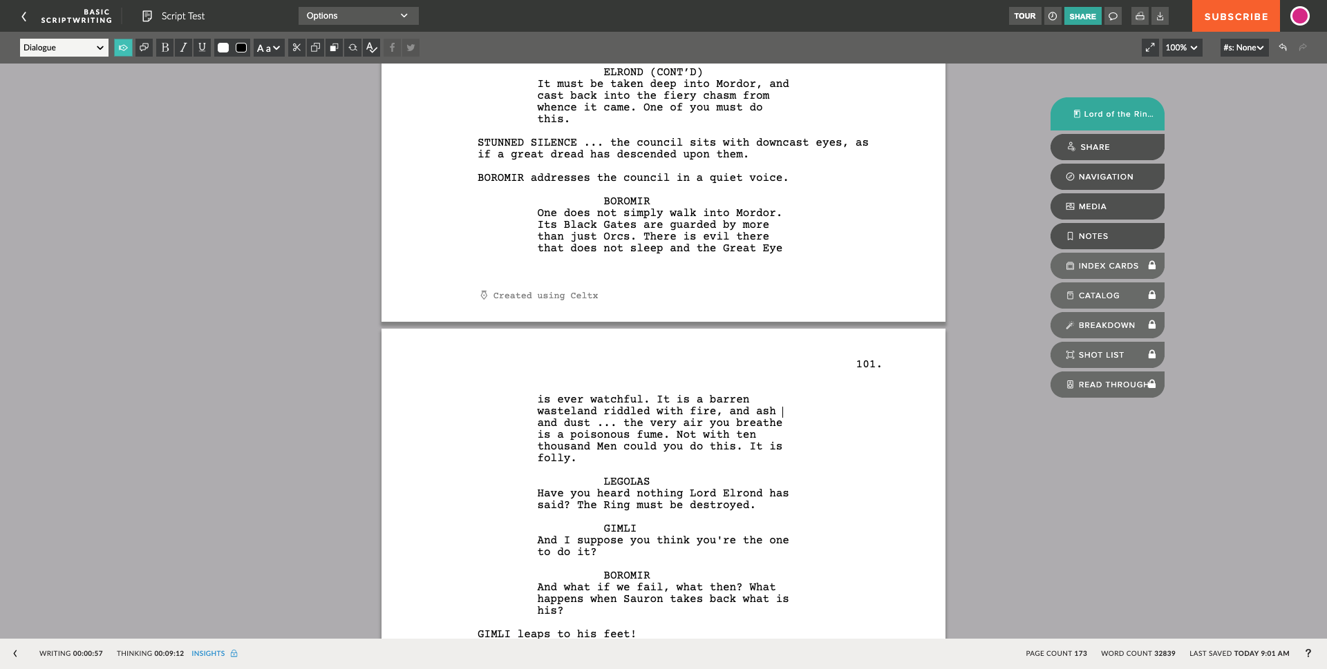 Free Screenwriting Software - Videomaker