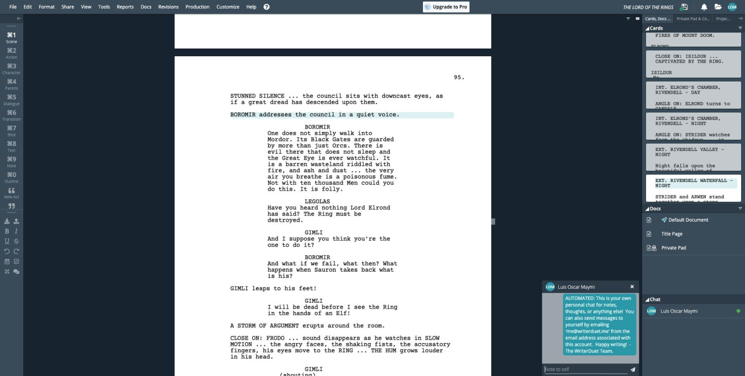 Free Screenwriting Software - Videomaker