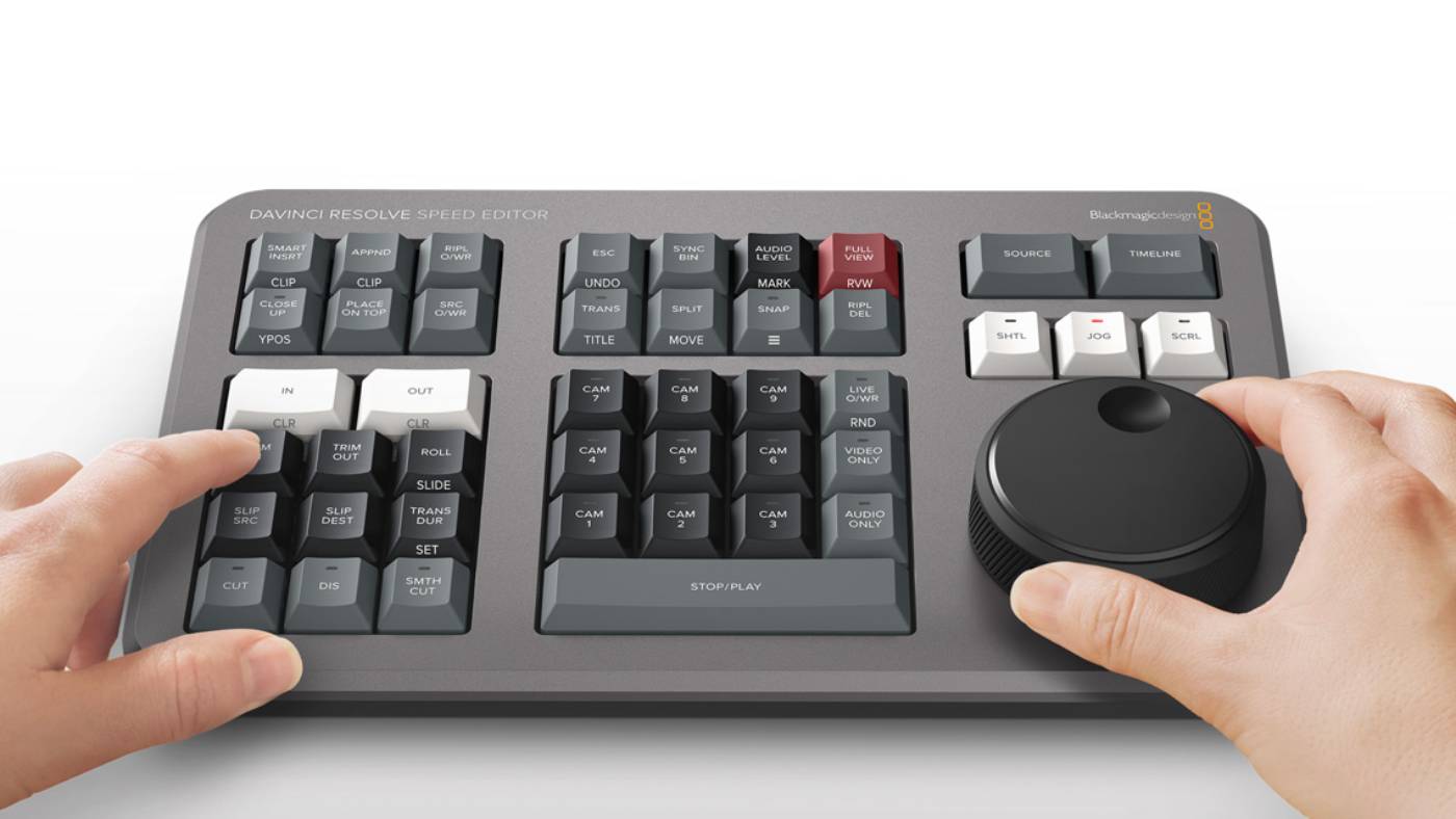 Blackmagic revealed the DaVinci Resolve Speed Editor - Videomaker