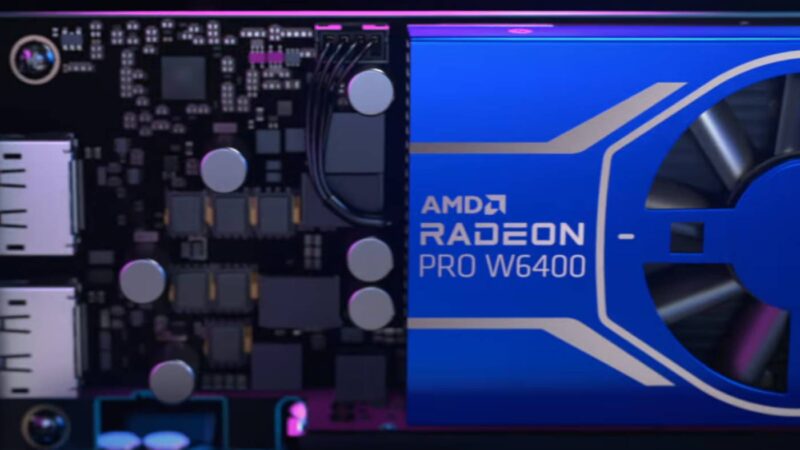 AMD revealed the new Radeon PRO W6400 graphics card - Videomaker