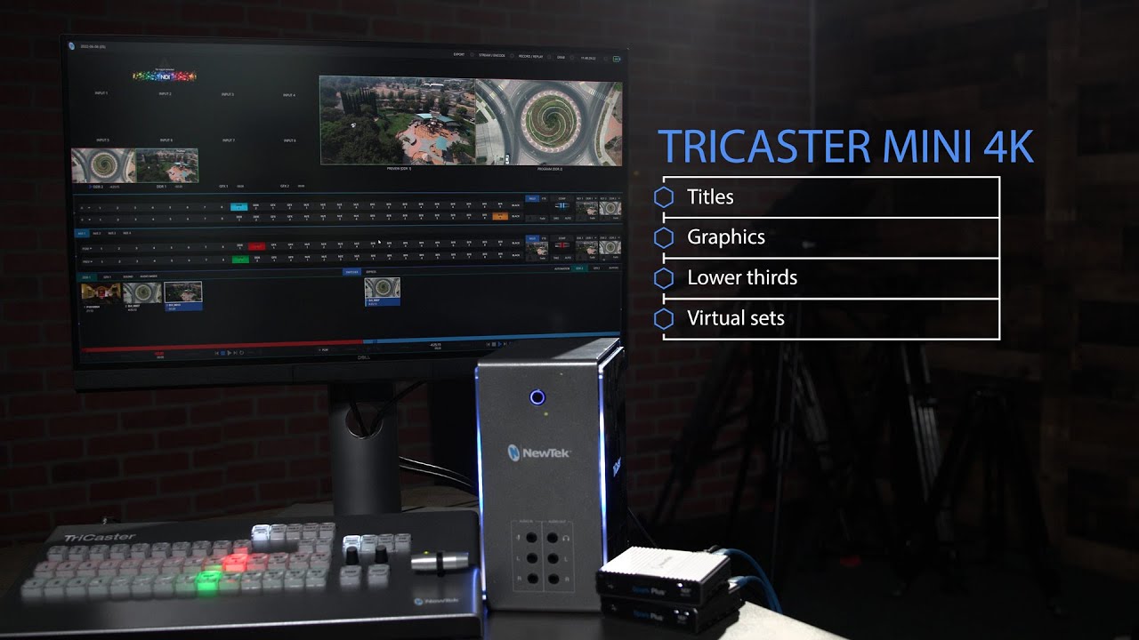 How to create a multi-camera live production network with NDI easily ...