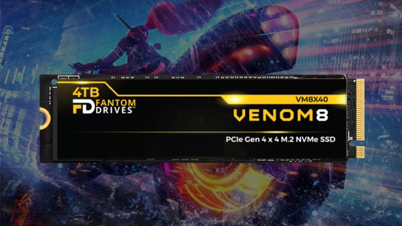 Fantom Drives launches VENOM8 NVMe SSD drives - Videomaker