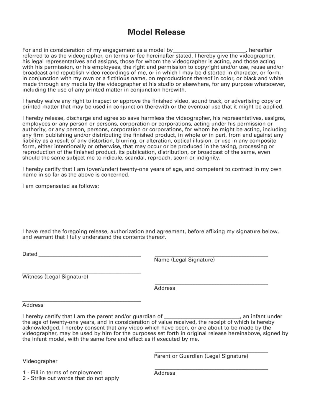 Top 5 Essential Production Forms to Keep your Video Production on Track ...