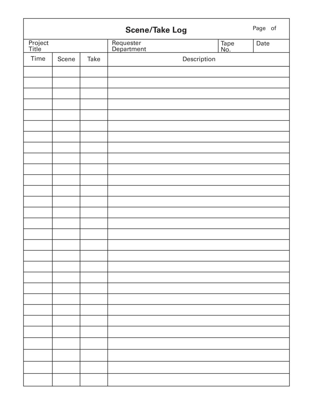 Top 5 Essential Production Forms to Keep your Video Production on Track ...