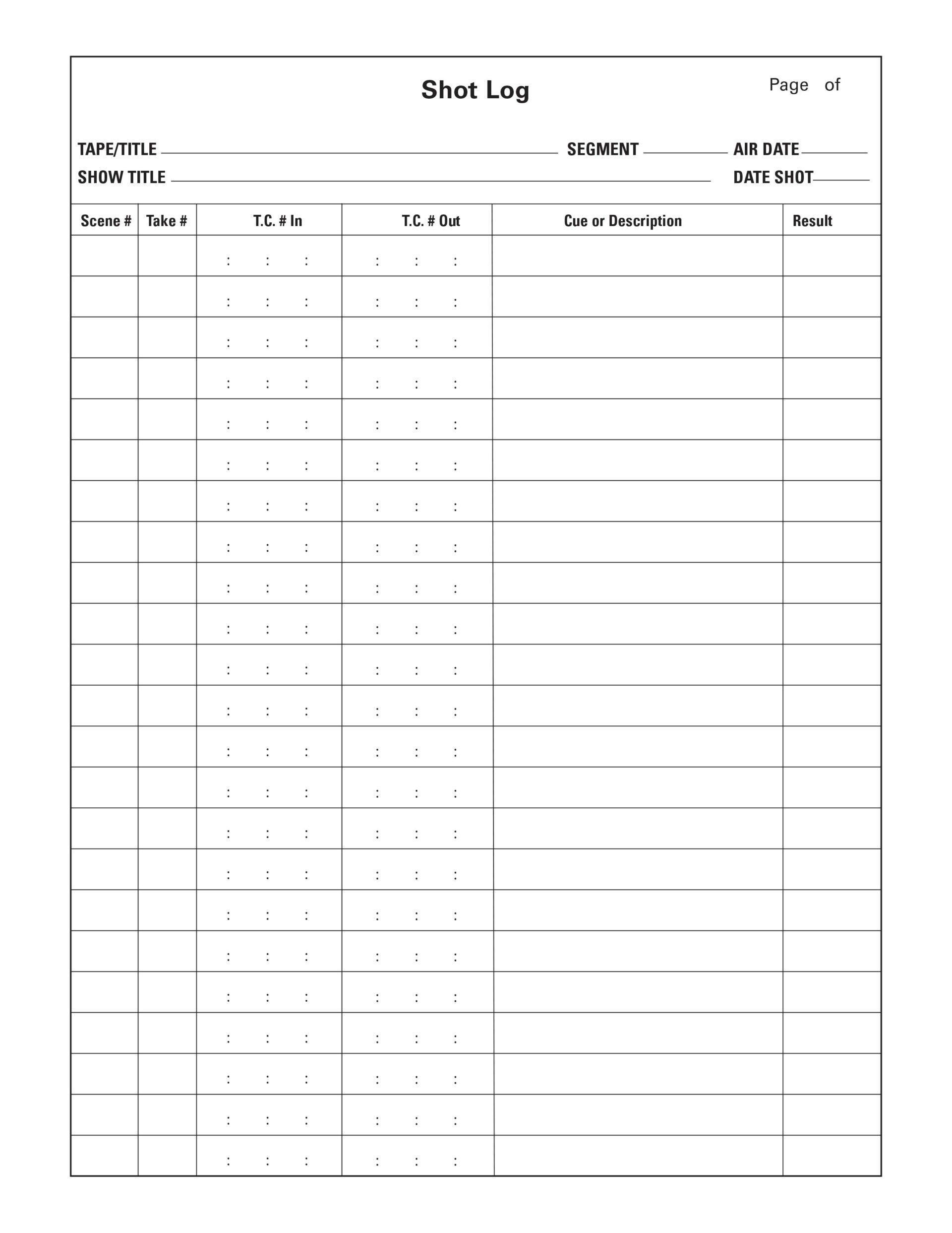 Top 5 Essential Production Forms to Keep your Video Production on Track ...