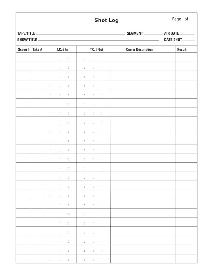 Top 5 Essential Production Forms to Keep your Video Production on Track ...