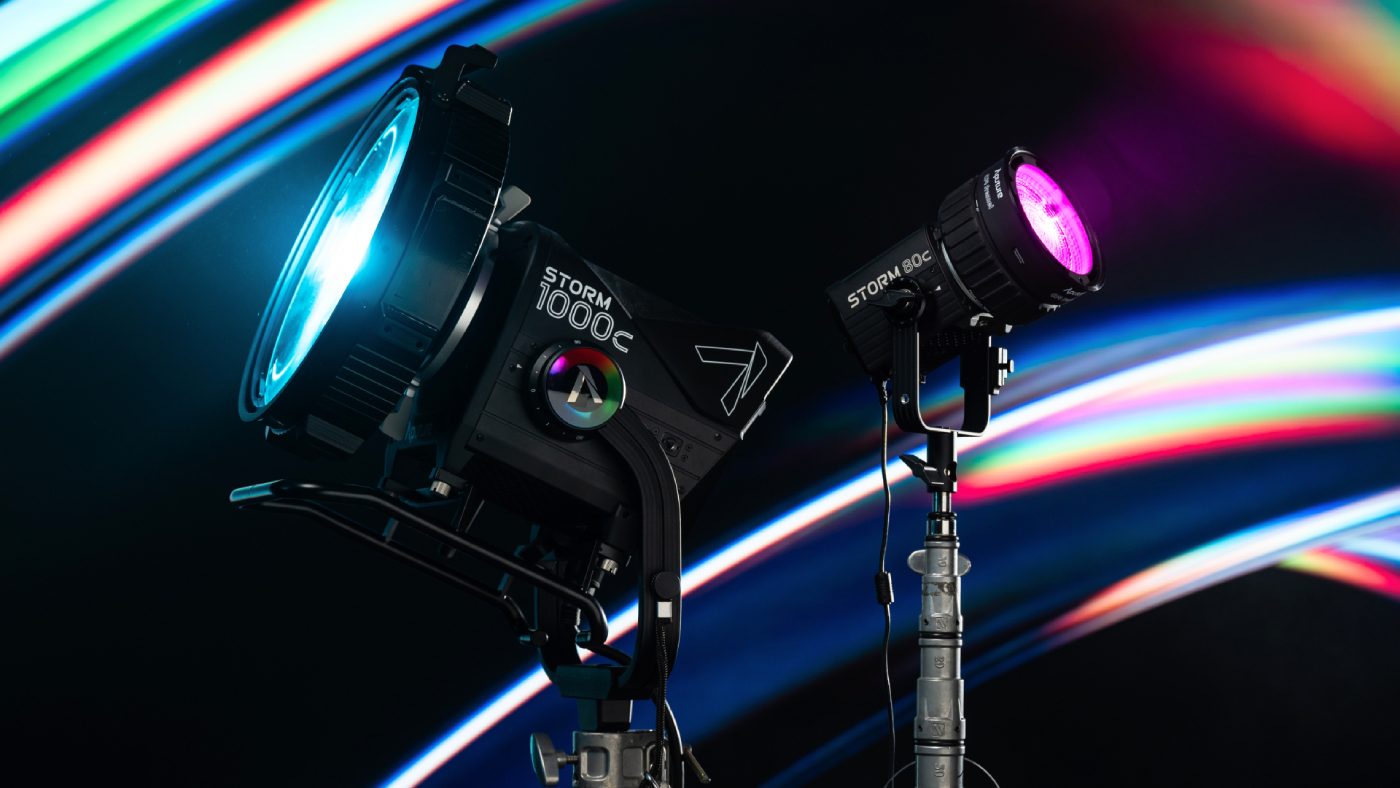Aputure launches STORM 80c and STORM 1000c pro color lights - Videomaker