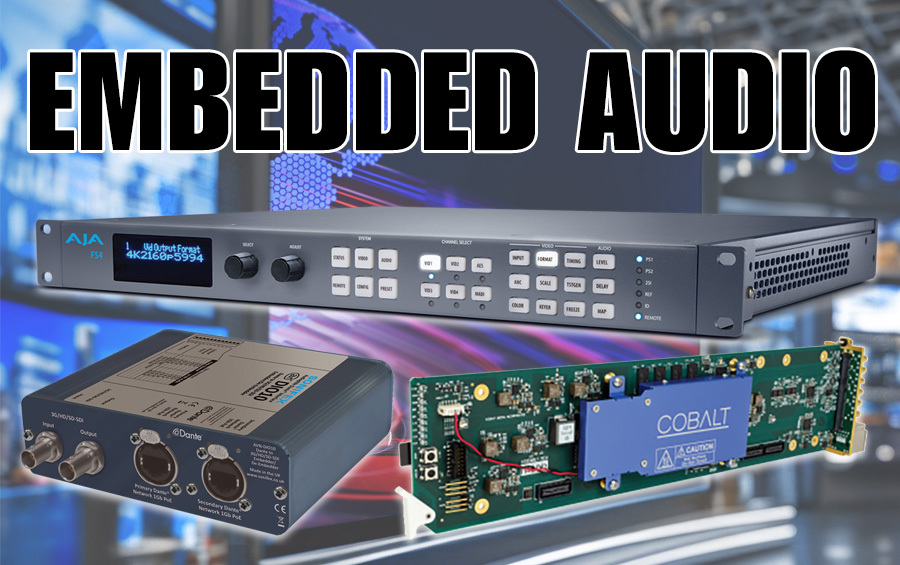 The need and use of audio embedding and disembedding in professional ...