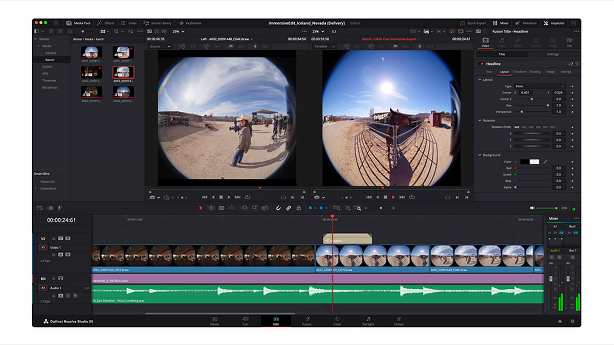 DaVinci Resolve Studio update adds Apple Immersive Video workflows for macOS - Videomaker