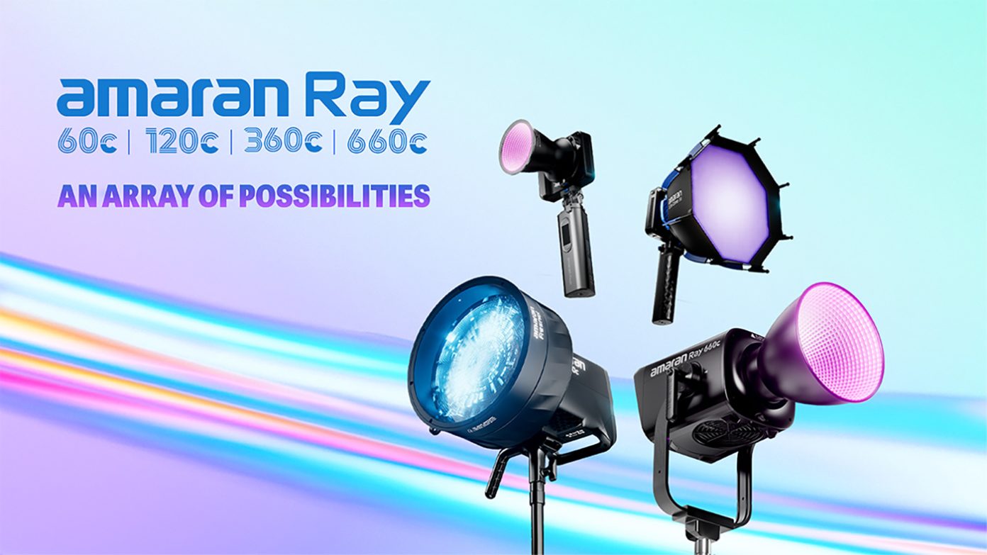 amaran unveils the Ray series of full-color COB lights for creators ...