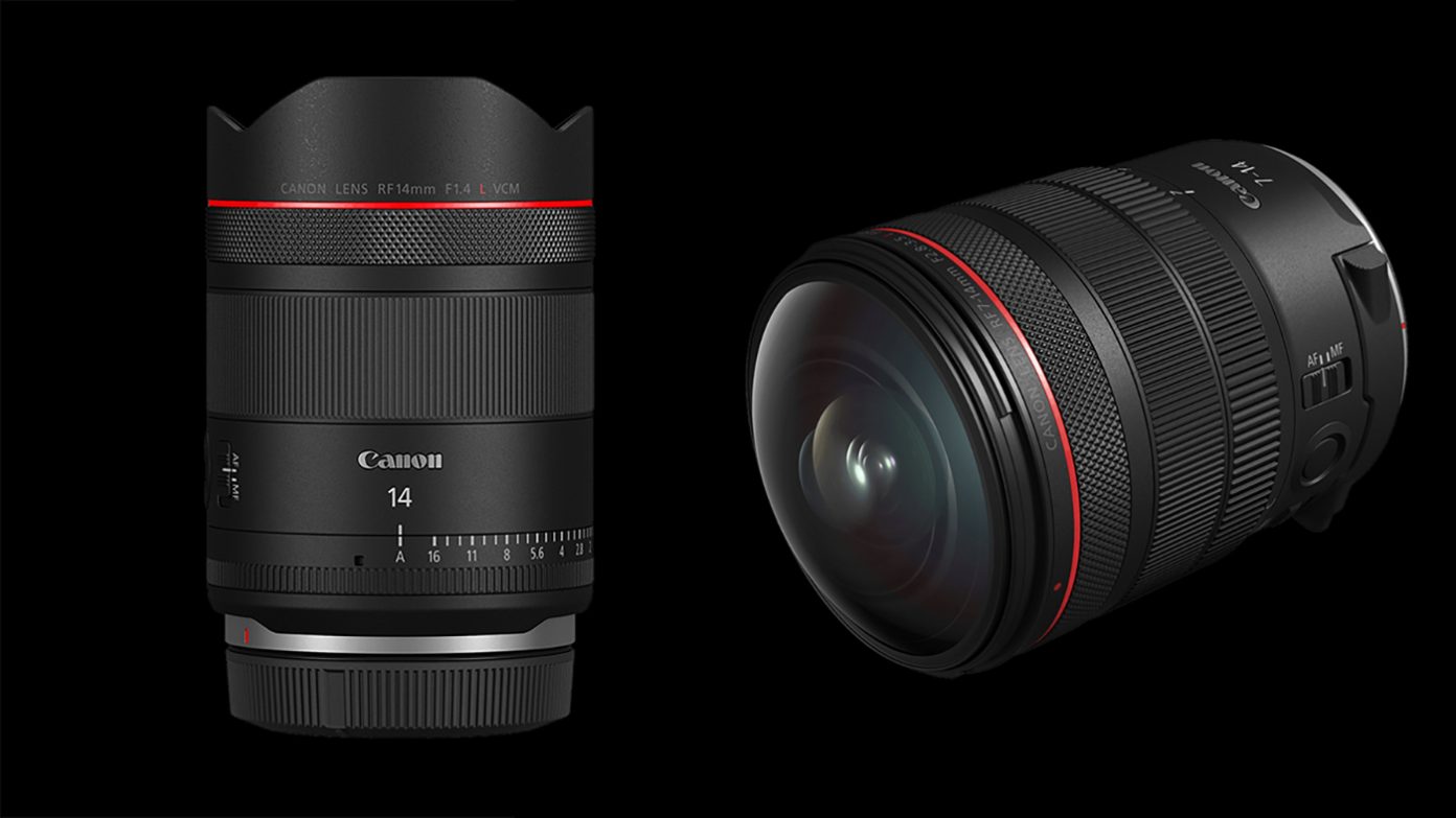 Canon announces new 7-14 mm zoom and 14 mm prime L series RF lenses ...