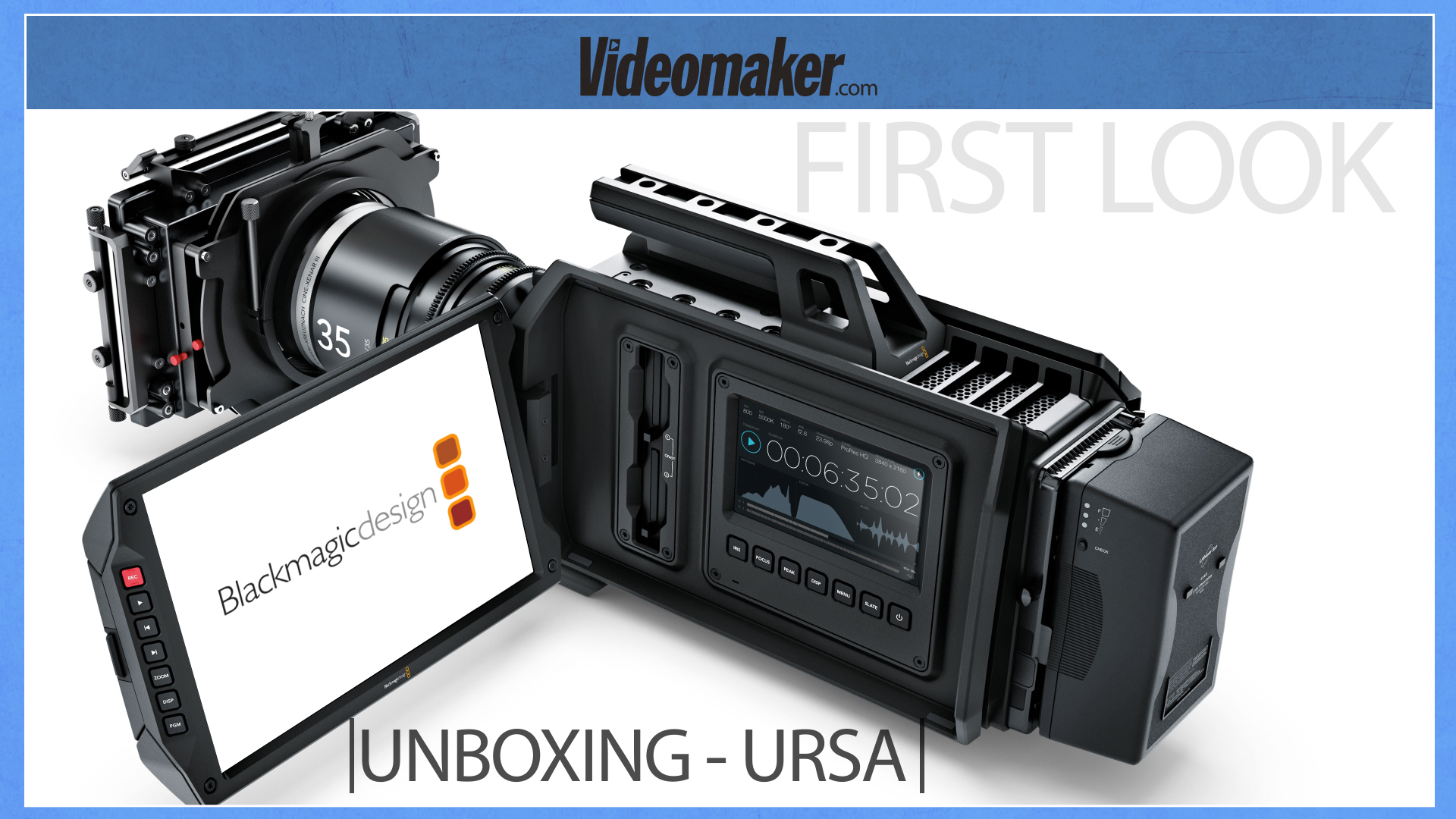 UNBOXING - Blackmagic Design URSA 4K RAW - Videomaker