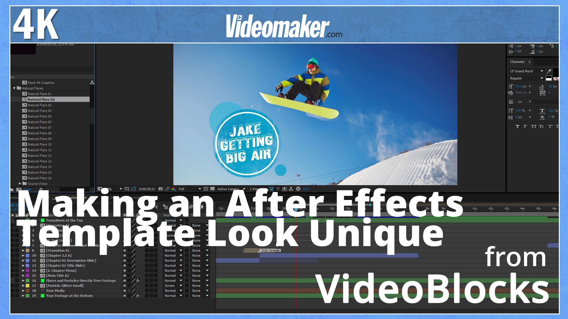 Making an After Effects Template Look Unique - Videomaker